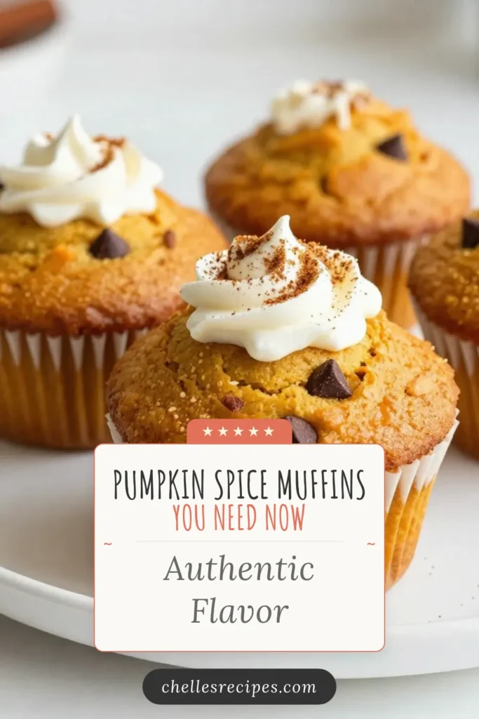 Pumpkin Spice Latte Muffins Delightful Fall Treat - Chelles Recipes