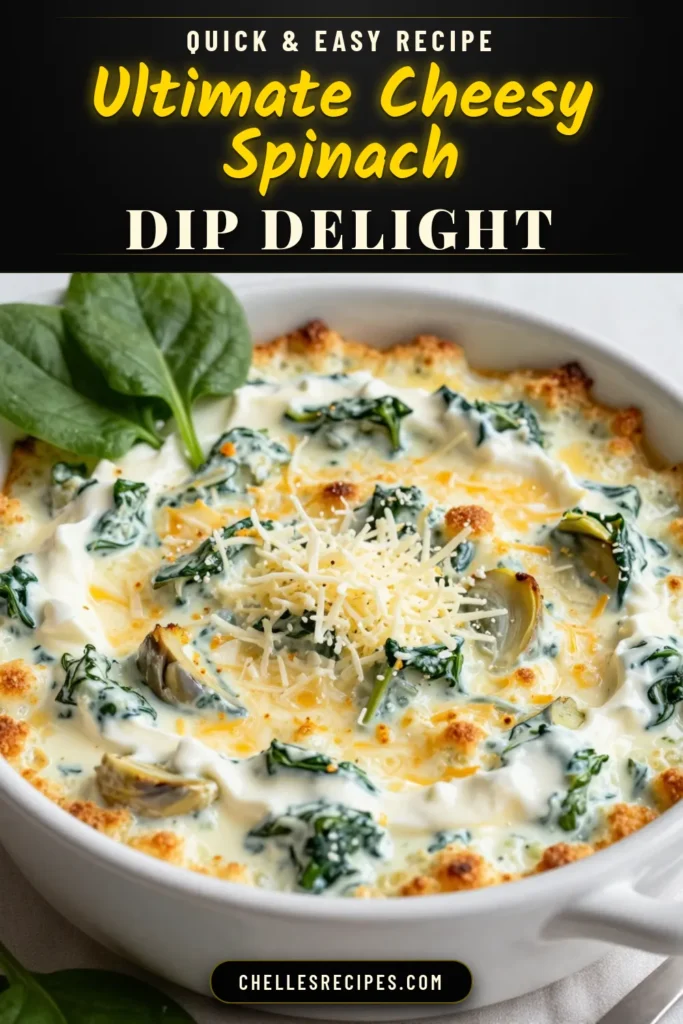 Cheesy Spinach Artichoke Dip Flavorful Party Treat - Chelles Recipes